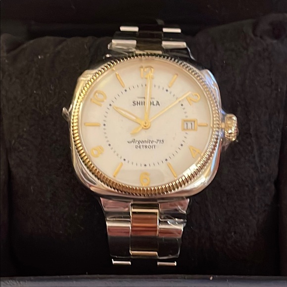 Shinola | Wearables | Shinola Silver And Gold Smartwatch With Timeless ...